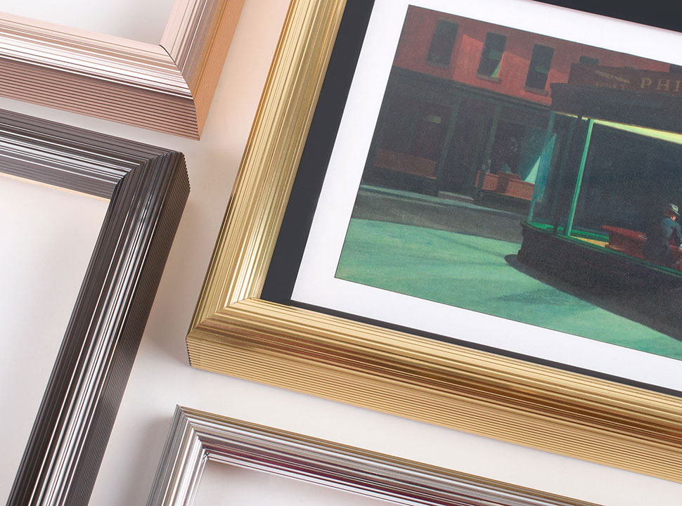 Carbon Collection - Handcrafted picture frames scratched matte black ...