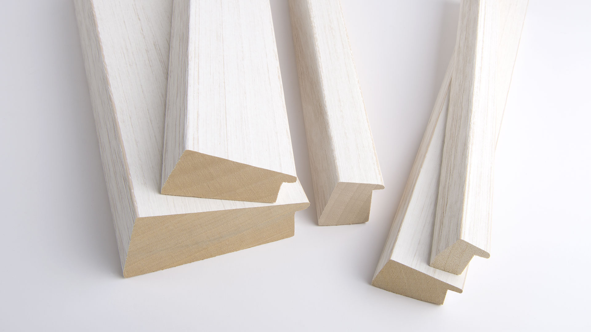 Modern white wooden picture frames for every style